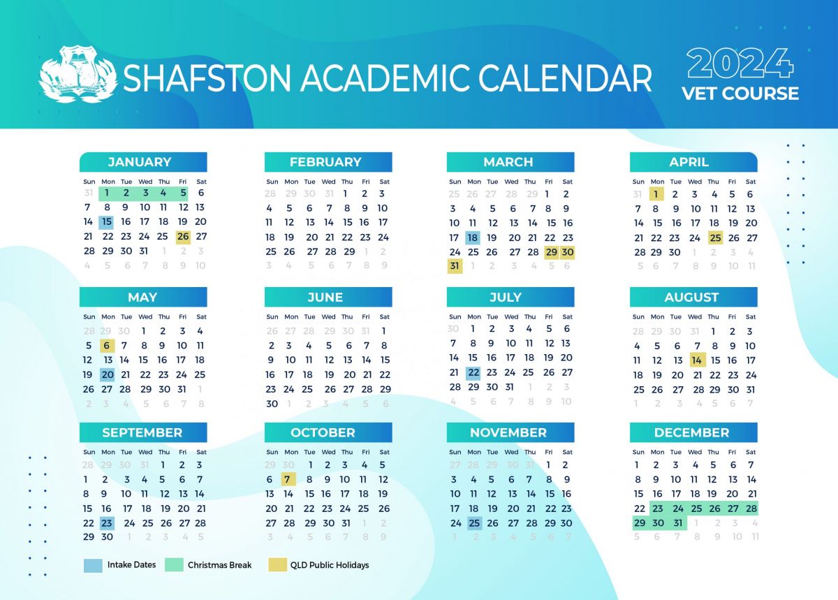 2023-24 VET CALENDAR - Shafston International College